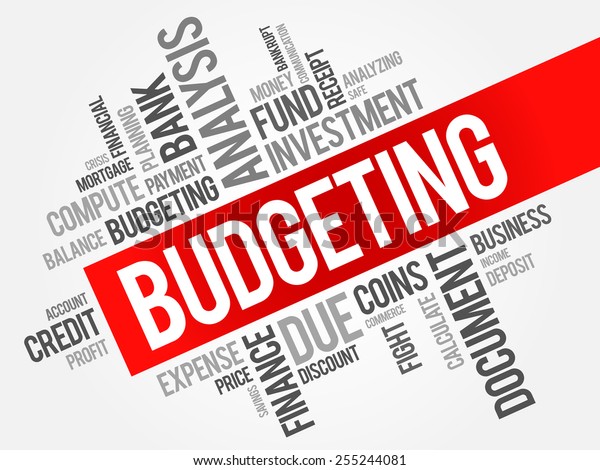 Budgeting Word Cloud Business Concept Stock Vector (Royalty Free ...