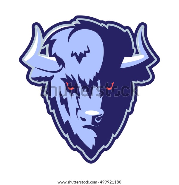 Buffalo Head Logo Mascot Emblem Talisman Stock Vector (Royalty Free ...