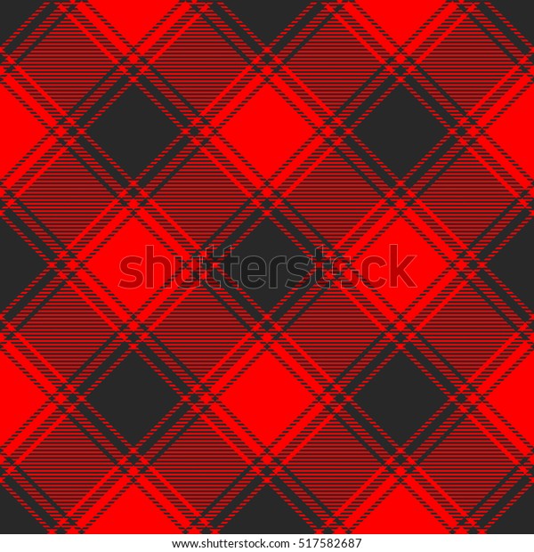 Buffalo Plaid Pattern Seamless Fabric Texture Stock Vector (Royalty ...