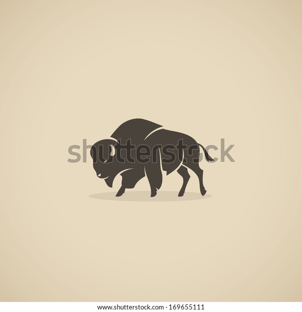 Buffalo Vector Illustration Stock Vector (Royalty Free) 169655111 ...