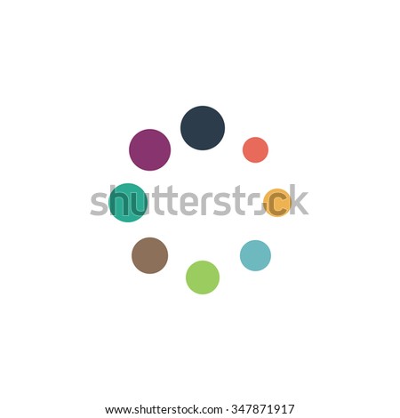 Buffering Color Vector Icon On White Stock Vector (Royalty Free ...