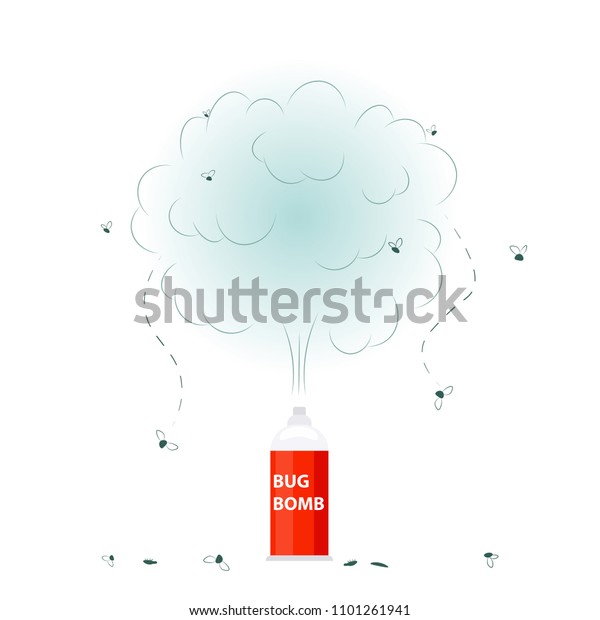Bug Bomb Icon Pest Control Clipart Stock Vector (Royalty Free ...