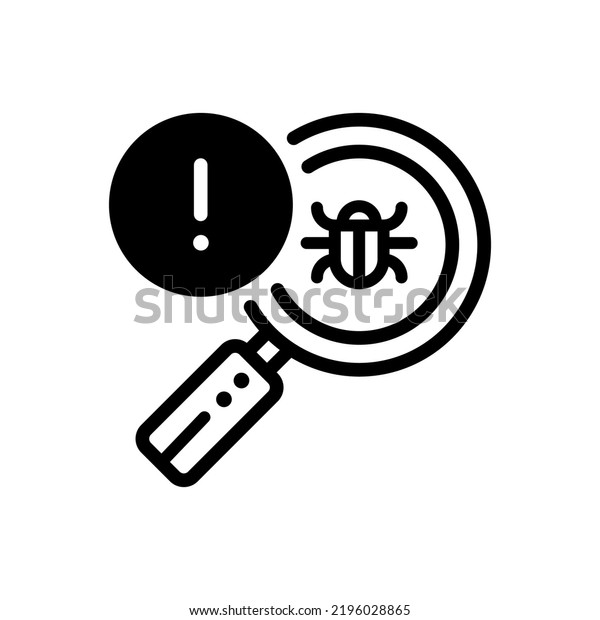 Bug Detection Icon Editable Stroke Stock Vector (Royalty Free ...