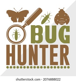 Bug Hunter Printable Vector Illustration Stock Vector (Royalty Free ...