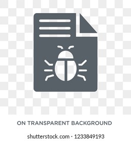 Bug Report Icon Trendy Flat Vector Stock Vector (Royalty Free) 1233849193