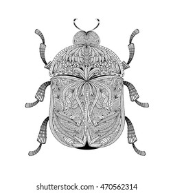 Orange Zentangle Bug Stock Vector (Royalty Free) 511415263 | Shutterstock