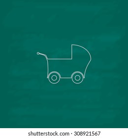 Buggy Outline Vector Icon Imitation Draw Stock Vector (Royalty Free ...