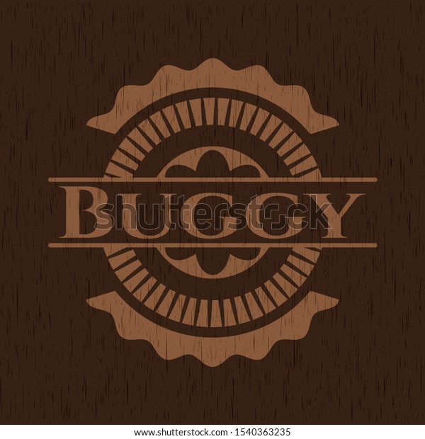 Buggy Wood Icon Emblem Vector Illustration Stock Vector (Royalty Free ...