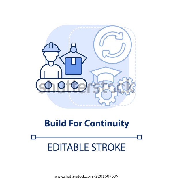 Build Continuity Light Blue Concept Icon Stock Vector (Royalty Free ... Build Continuity Light Blue Concept Icon Stock Vector (Royalty Free ...
