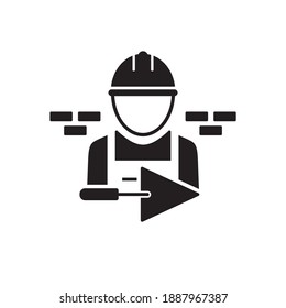 Builder Icon Symbol Sign Vector Stock Vector (Royalty Free) 1887967387 ...