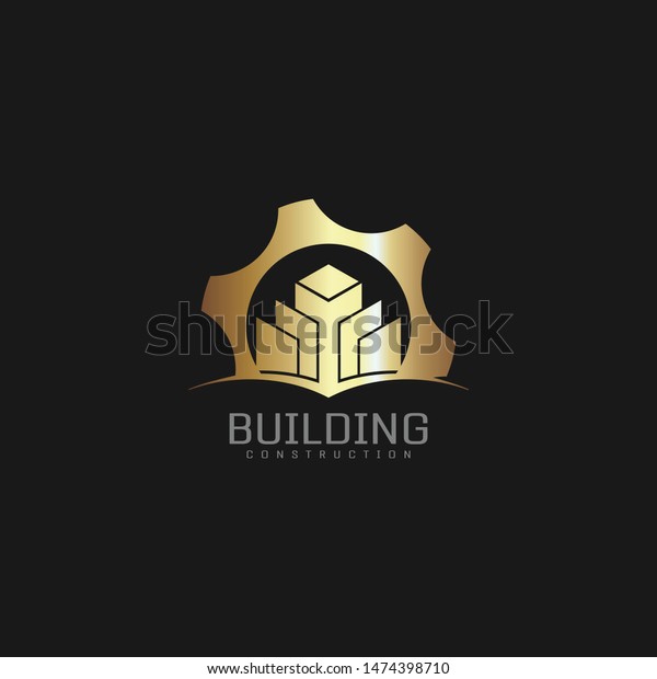 Building Business Logo Stock Vector Inspiration Stock Vector (Royalty ...