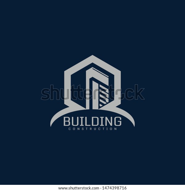 Building Business Logo Stock Vector Inspiration Stock Vector (Royalty ...