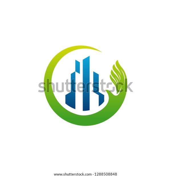 Building Care Logo Designs Vector Architecture Stock Vector (Royalty ...