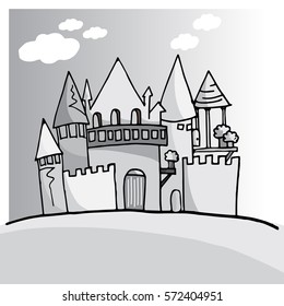 Building Cartoon Vector Character Stock Vector (Royalty Free) 572404951