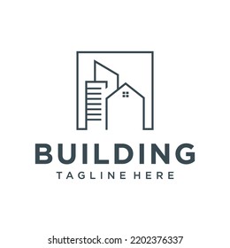 Building Company Logo Design Vector Stock Vector (Royalty Free ...