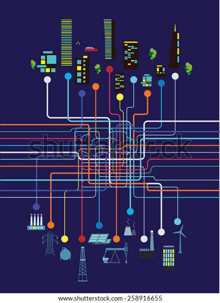 Building Construction Info Graphic Mind Mapping Stock Vector (Royalty ...