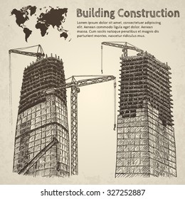 133,383 Construction hand drawing Images, Stock Photos & Vectors ...