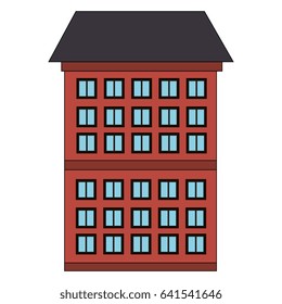 Cartoon Building Stock Vector (Royalty Free) 104099357 | Shutterstock