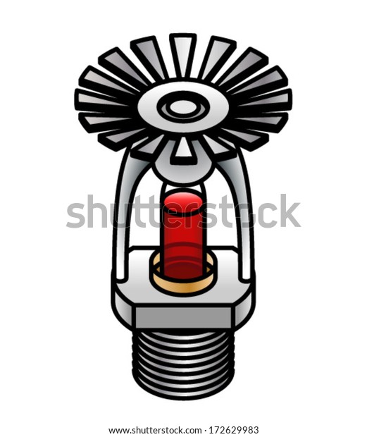 Building Fire Sprinkler Nozzle Stock Vector (Royalty Free) 172629983 ...