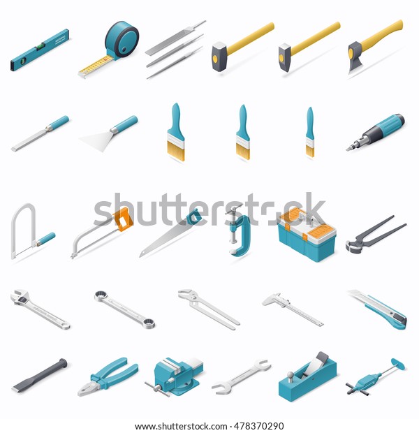 Construction tools isometrics : 12 515 images, photos et images ...