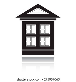 Building House Icon Stock Vector (Royalty Free) 275957063 | Shutterstock