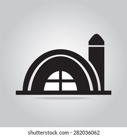 Building Icon Barn Vector Illustration Stock Vector (Royalty Free ...