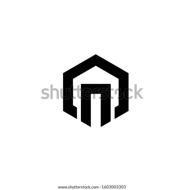 Building Letter N Logo Design Vector Stock Vector (Royalty Free ...