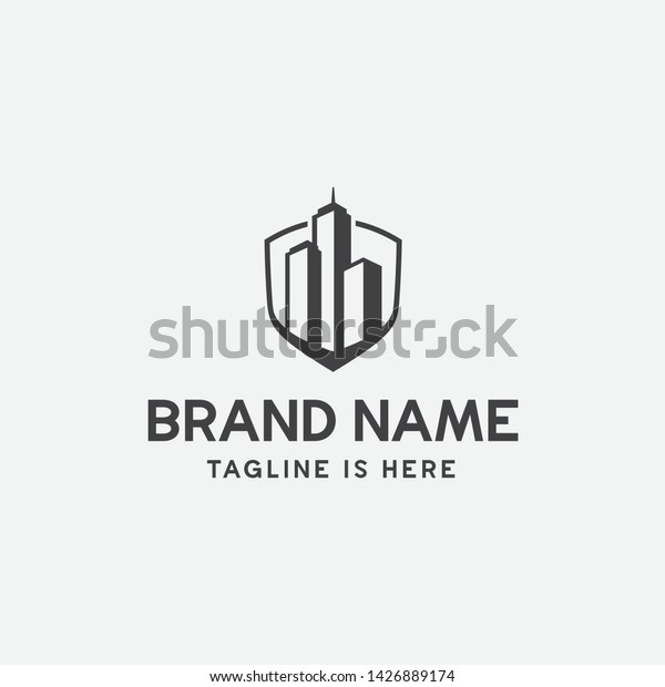 Building Logo Design Icon Build Construction Stock Vector (Royalty Free ...
