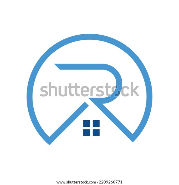 Building Logo Letter R Logo Concept Stock Vector (Royalty Free ...