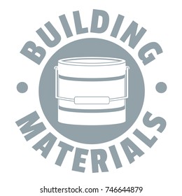 Building Material Logo Simple Illustration Building Stock Vector ...