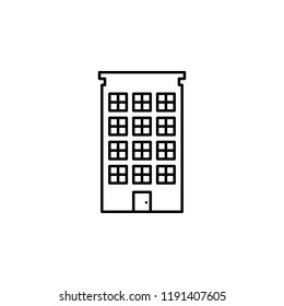Building Icon Simple Outline Illustration Building Stock Illustration ...