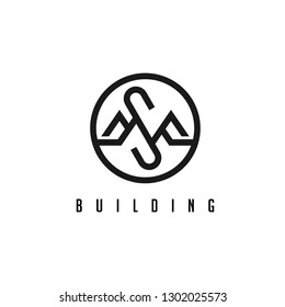 Building Smart Logo Design Stock Vector (Royalty Free) 1302025573 ...
