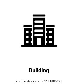 Building Vector Isolated On White Background Stock Vector (Royalty Free ...