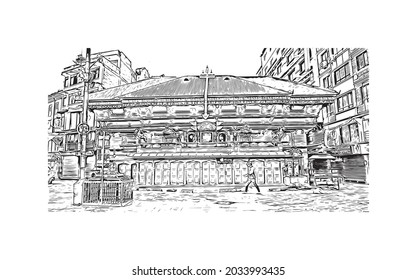 474 Kathmandu sketch Images, Stock Photos & Vectors | Shutterstock