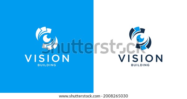 Building Vision Logo Design Inspiration: เวกเตอร์สต็อก (ปลอดค่า ...