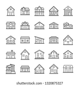 Simple House Symbol Home Icon Sign Stock Vector (Royalty Free) 1449554297