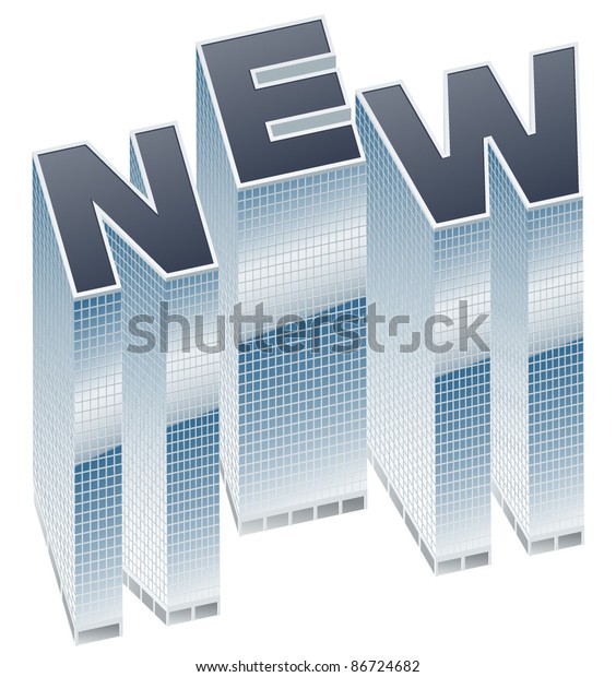 Buildings Form Alphabet Stock Vector (Royalty Free) 86724682 | Shutterstock