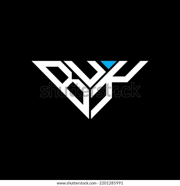 Buk Letter Logo Creative Design Vector Stock Vector (Royalty Free ...