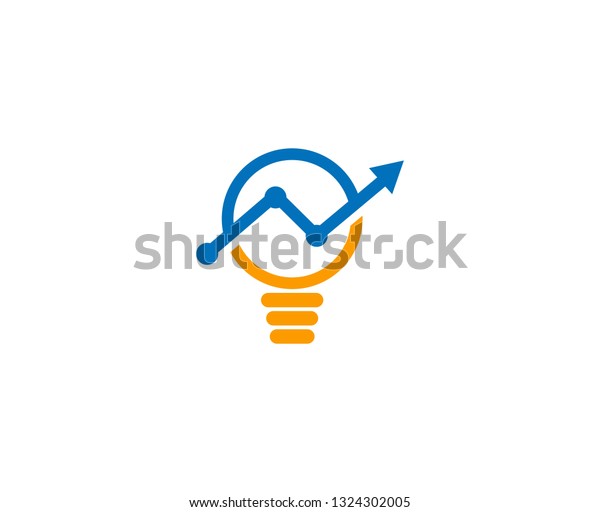 Bulb Arrow Logo: vector de stock (libre de regalías) 1324302005 ...