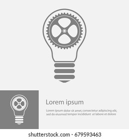 Bulb Gear Cog Icon Stock Vector (Royalty Free) 679593463 | Shutterstock
