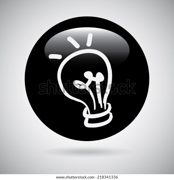 Bulb Graphic Design Vector Illustration Stock Vector (Royalty Free ...