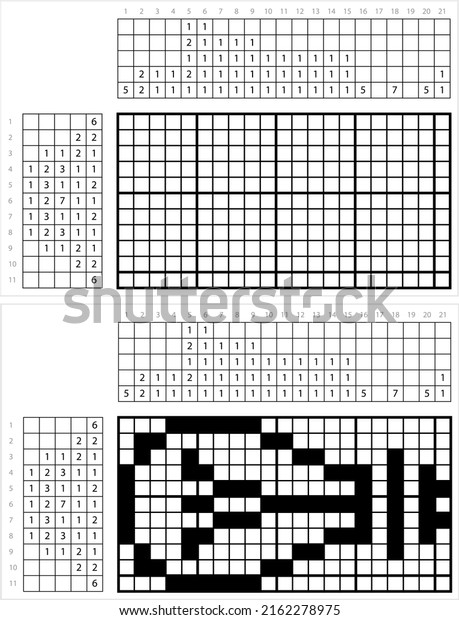 Bulb Icon Nonogram Pixel Art Electric: เวกเตอร์สต็อก (ปลอดค่าลิขสิทธิ์ ...