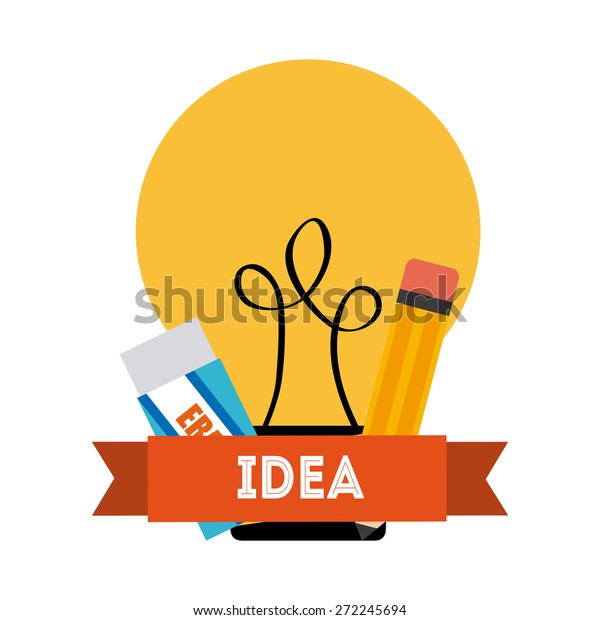 Bulb Idea Design Vector Illustration Eps10 Stock Vector (Royalty Free ...