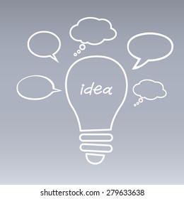 Digitally Generated Light Bulb Flowchart Vector: เวกเตอร์สต็อก (ปลอดค่า ...