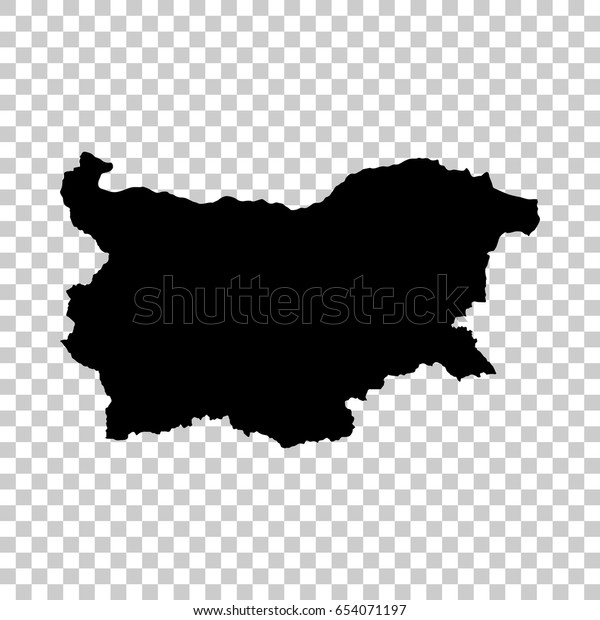 Bulgaria Map Isolated On Transparent Background Stock Vector (Royalty ...