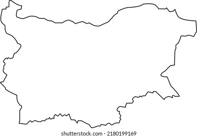 Bulgarian Border Vector Country Border Stock Vector (Royalty Free ...