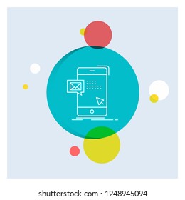 Bulk Dialog Instant Mail Message White Stock Vector (Royalty Free ...