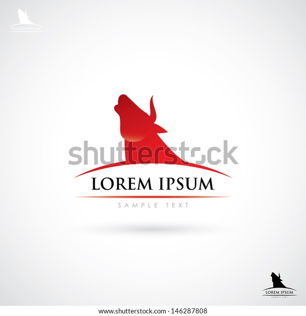 Bull Label Vector Illustration Stock Vector (Royalty Free) 146287808 ...