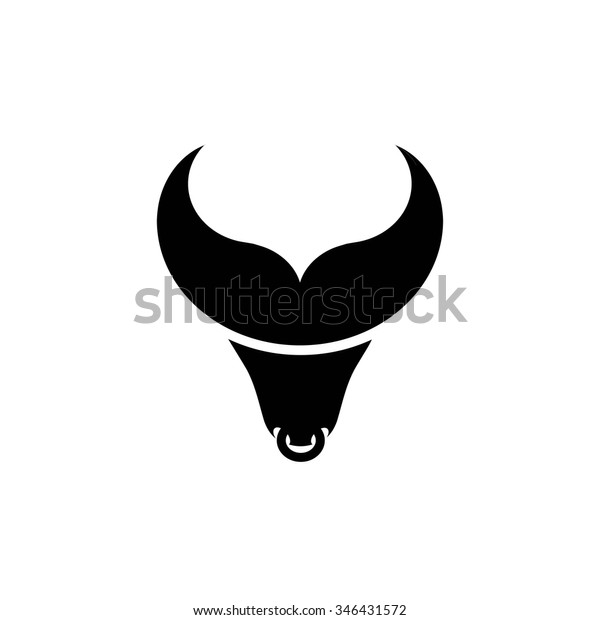 Bull Sign Vector Illustration Stock Vector (Royalty Free) 346431572 ...