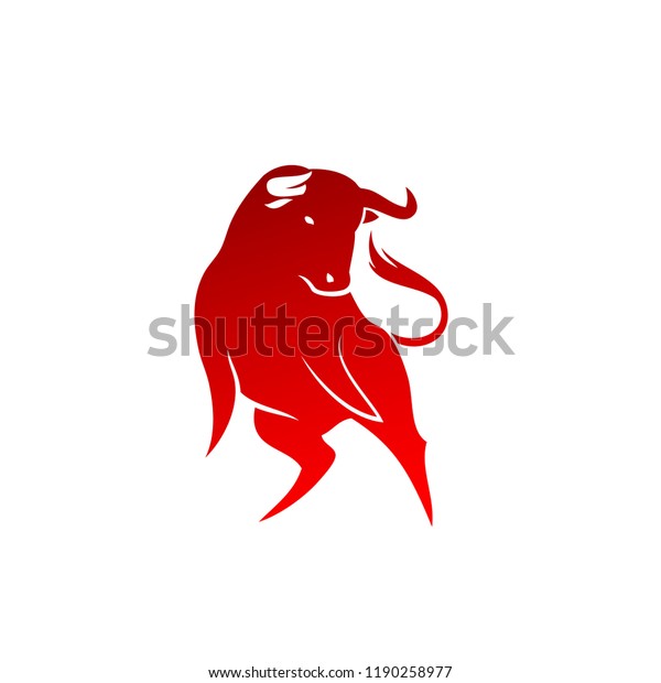 Bull Symbol Isolated Vector Illustration Stock Vector (Royalty Free ...